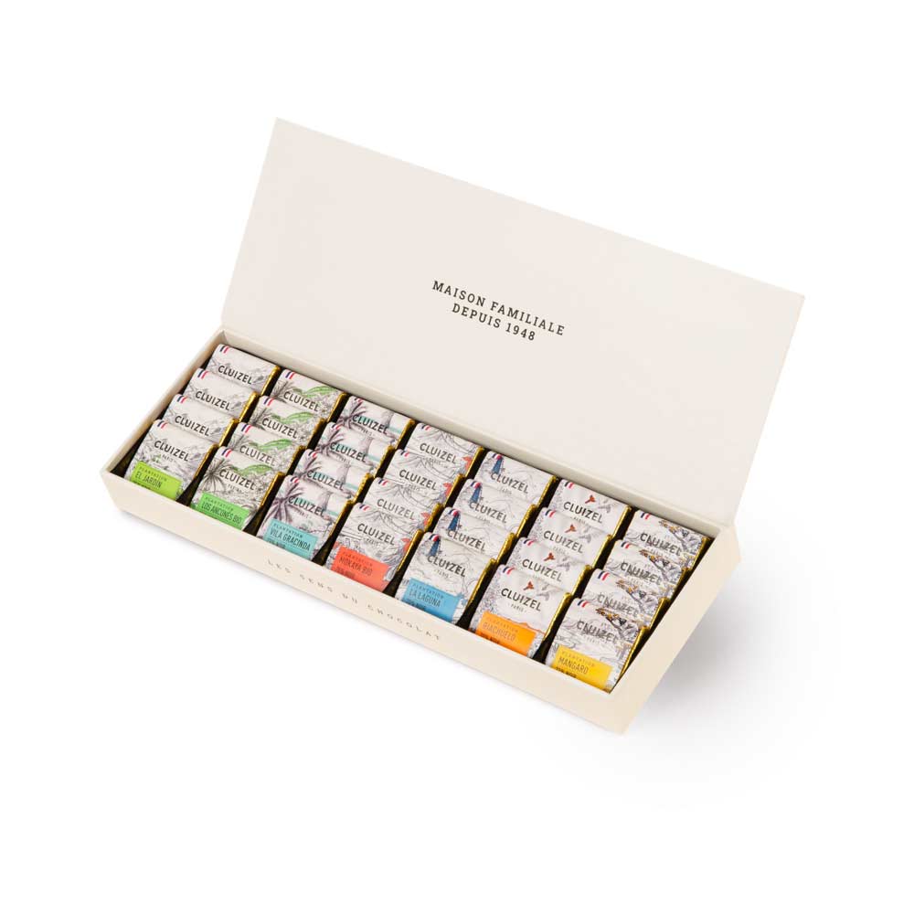 Single Plantation Chocolate Tasting Box, 28 – Chocolat Michel Cluizel